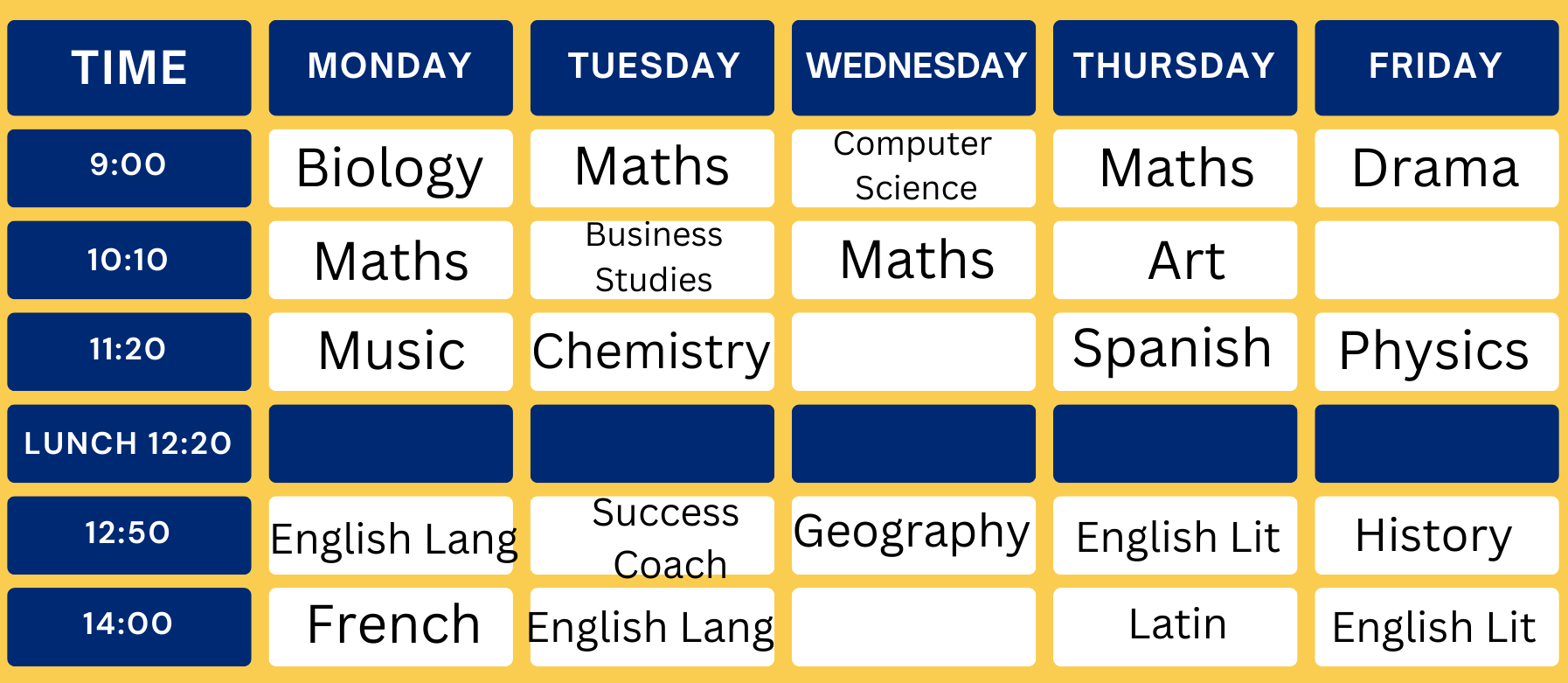 Academic Schedule - Cambridge International School